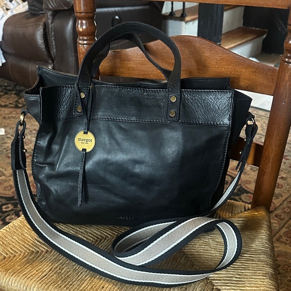 Margot New York | Bags | Margot Black Casey Tote Leather Satchel | Poshmark